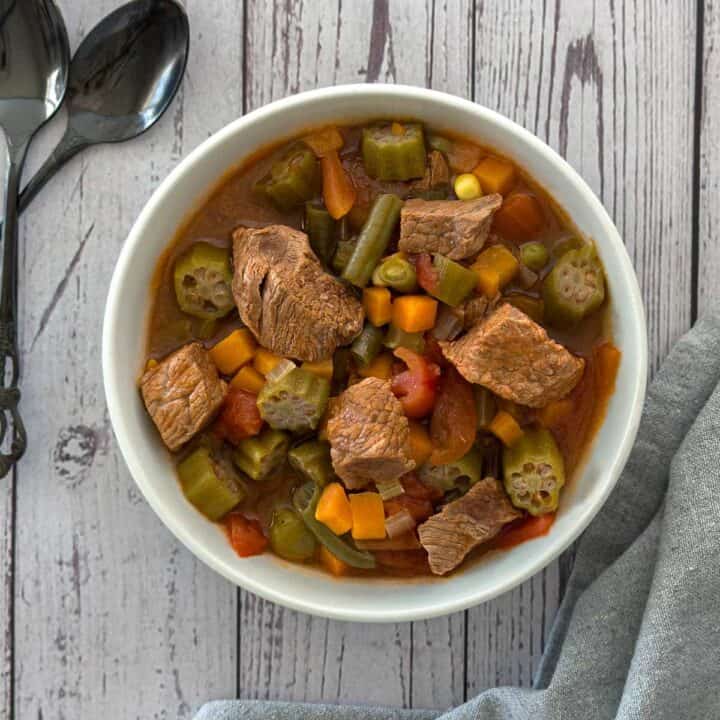 Beef Stew with Frozen Vegetables - Around Grandma's Table