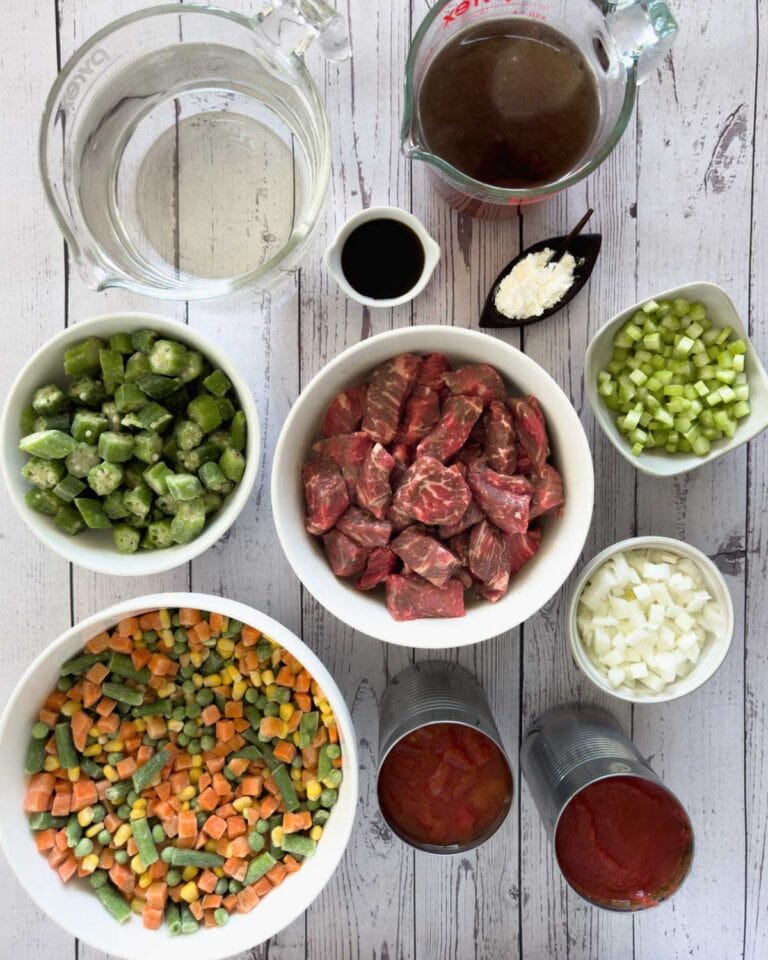 Beef Stew with Frozen Vegetables - Around Grandma's Table